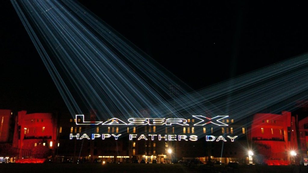 Outdoor Laser Image Projections - LaserX